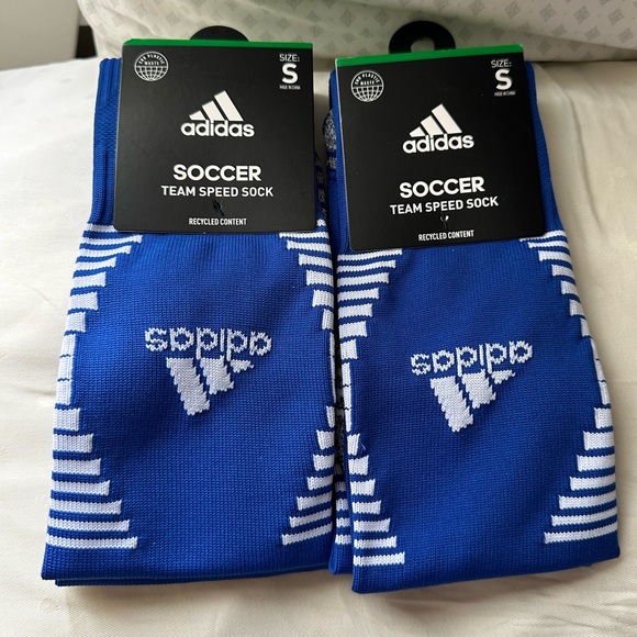 adidas | Accessories | Nwt Kids Youth Blue Adidas Team Speed Soccer ...